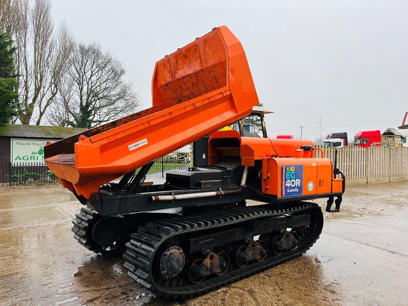 HITACHI EG40R LANDY TRACKED DUMPER *360 DEGREE SLEW* C/W ROLE FRAME ...