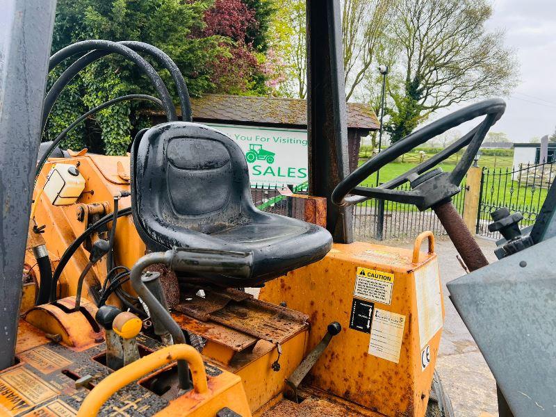 CASE 660 4WD TRENCHER C/W FRONT BLADE & 4 WHEEL STEER *VIDEO*