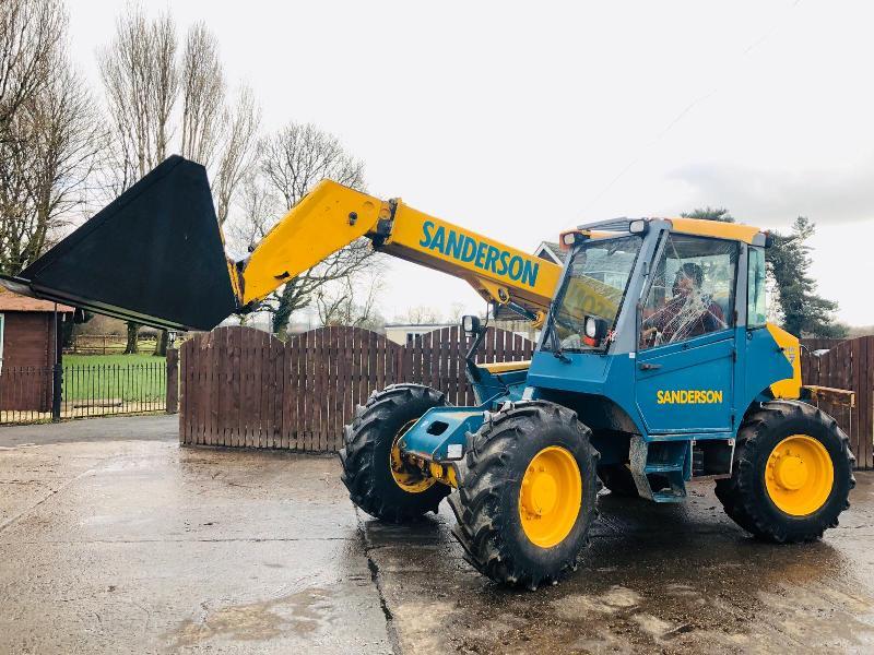 SANDERSON TL7 TURBO TELEHANDLER C/W QUICK HITCH & BUCKET