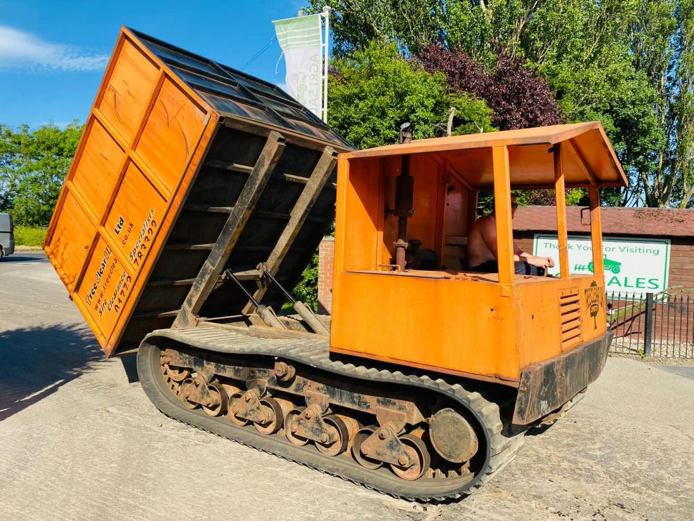 MOROOKA MST700 TRACKED DUMPER C/W HYDRUALIC HIGH SIDE TIPPING BODY *SEE ...
