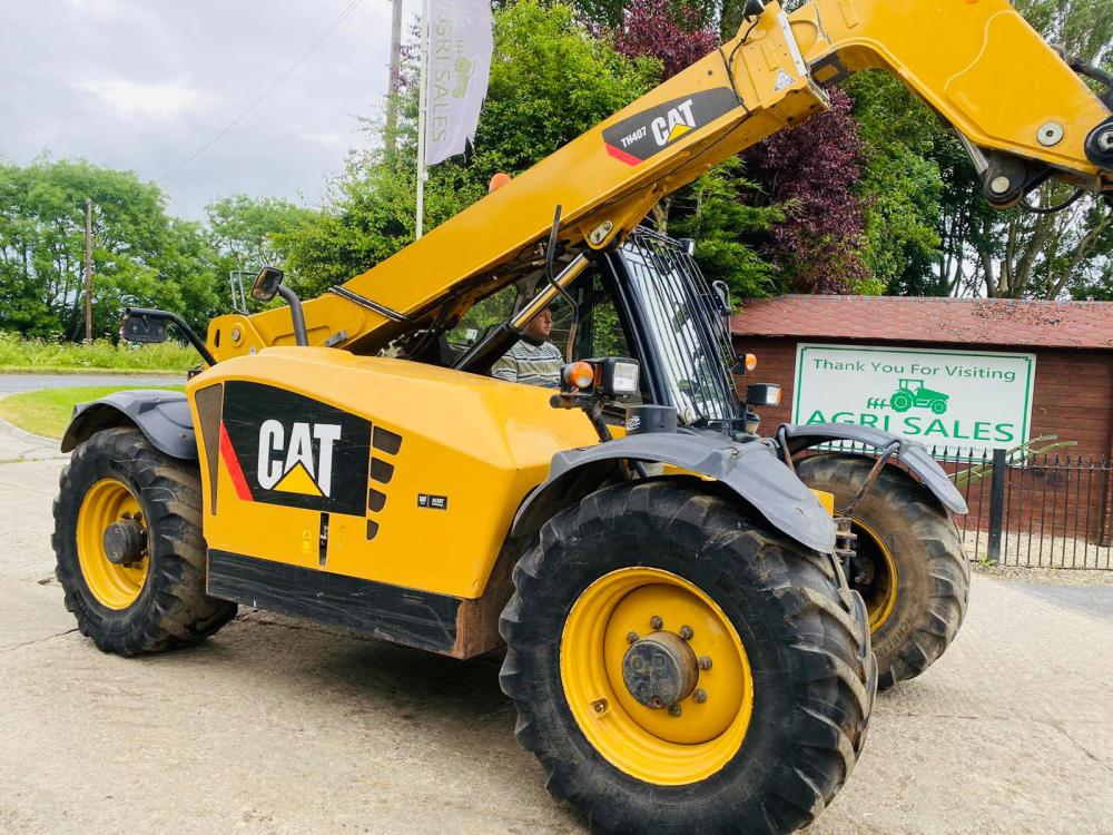 CATERPILLAR TH407 4WD TELEHANDLER *YEAR 2011* C/W PICK UP HITCH