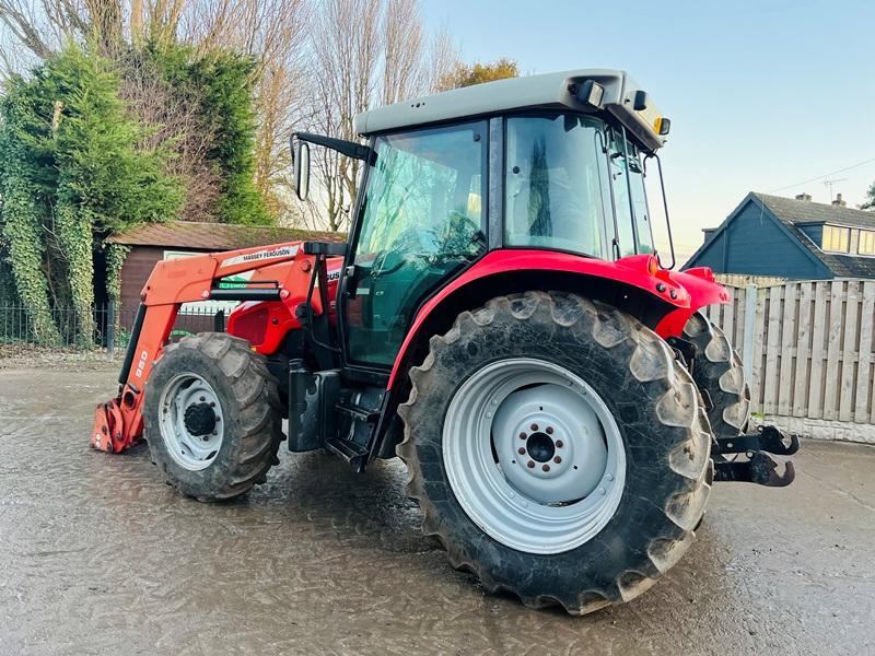 MASSEY FERGUSON 5455 4WD TRACTOR C/W MASSEY FERGUSON 950 FRONT LOADER