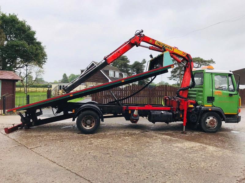 DAF TILT AND SLIDE LORRY C/W PALFINGER CRANE & SPEC LIFT
