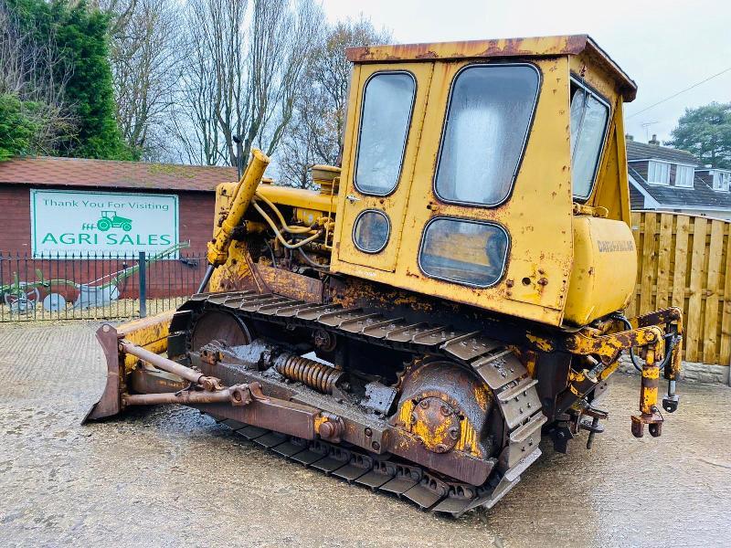 CATERPILLAR D4D DOZER C/W FRONT BLADE & REAR LINKAGE