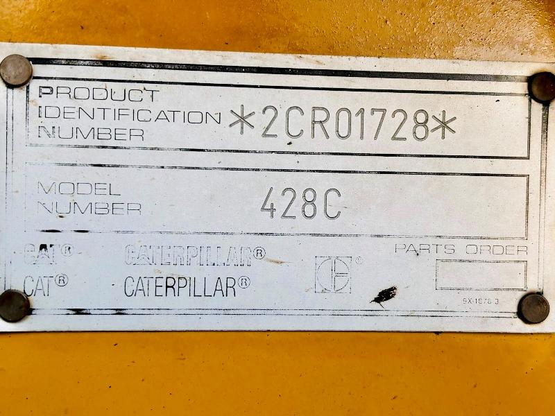 CATERPILLAR 428C 4WD BACKHOE DIGGER C/W EXTENDING DIG *VIDEO*