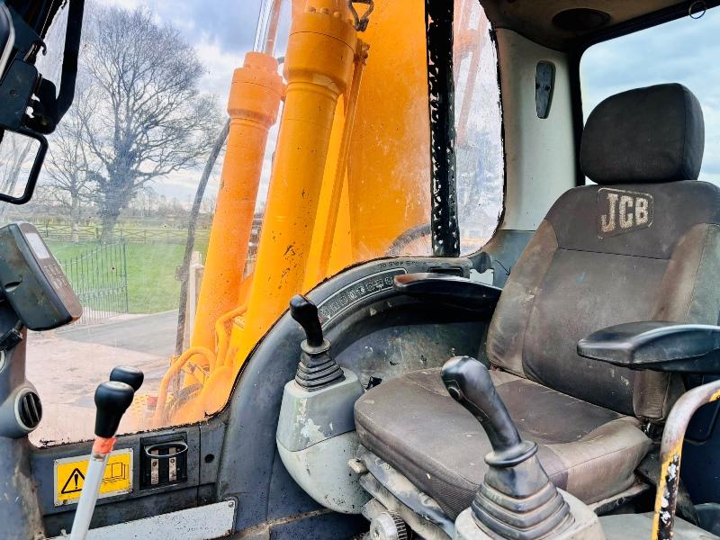 JCB JS160 TRACKED EXCAVATOR * YEAR 2006, PIPPED FOR SELECTOR GRAB* VIDEO