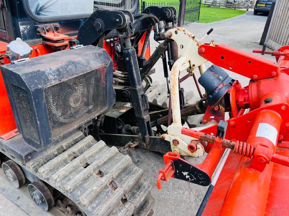 MOROOKA MK40S TRACKED TRACTOR C/W ROTAVATOR *VIDEO*