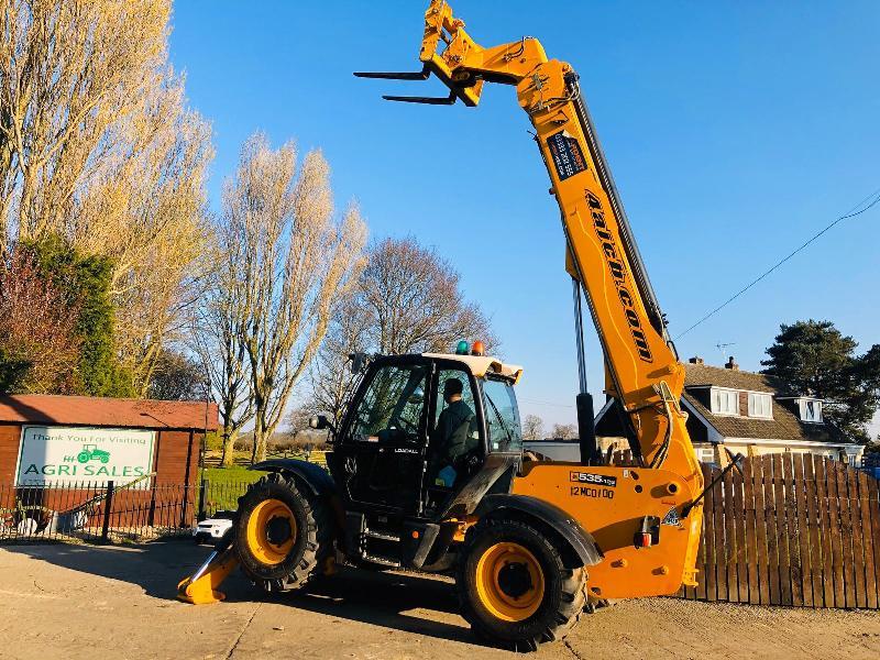 JCB 535-125 HIGHVIS TURBO TELEHANDLER * YEAR 2015 * C/W AC CABIN