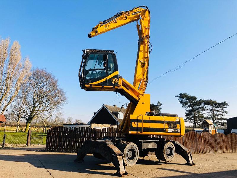 JCB JS200W MATERIAL HANDLER C/W HIGH RISING CAB * YEAR 2005