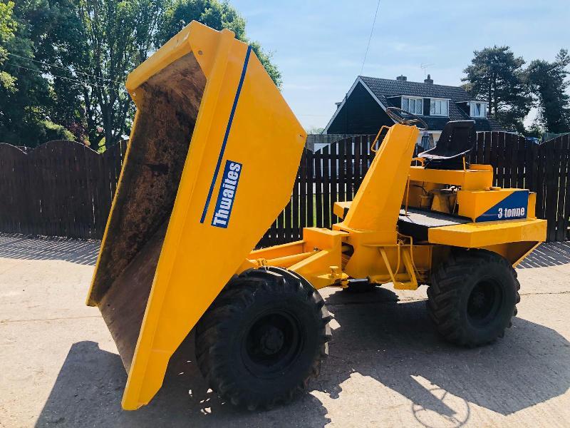 THWAITES 3 TON DUMPER C/W ELECTRIC START