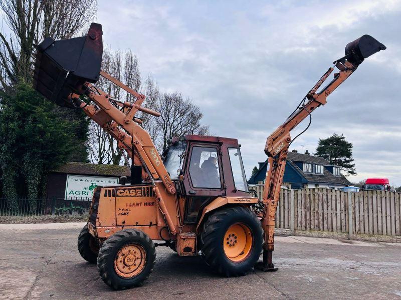 CASE 580G CONSTRUCTION KING 4WD BACKHOE DIGGER C/W EXTENDING DIG *VIDEO*