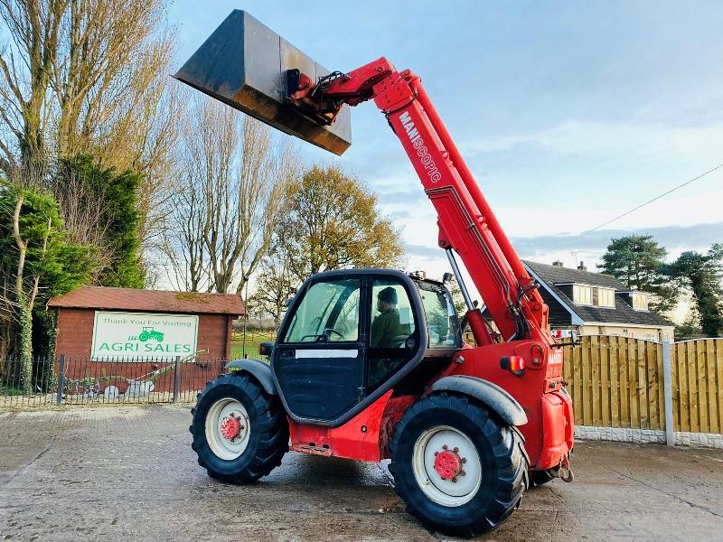 MANITOU MT932 TURBO TELEHANDLER * 9 METER REACH , AG-SPEC * C/W PICK UP ...