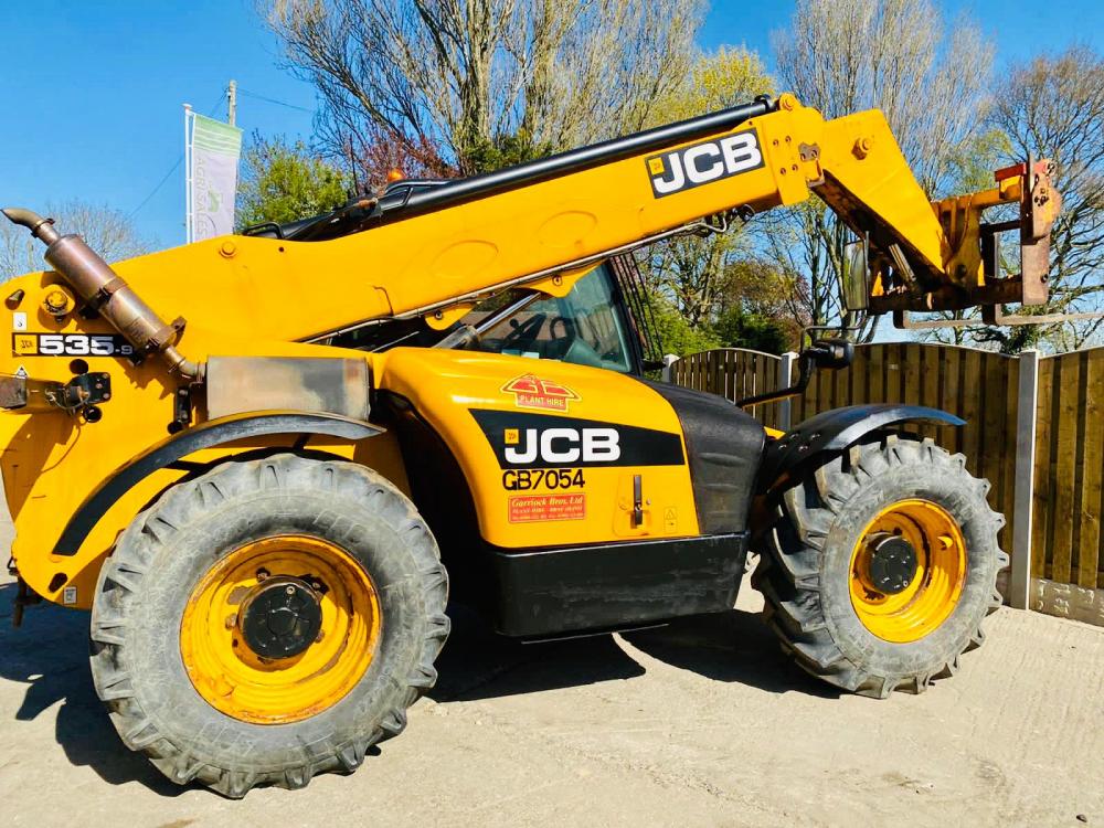 JCB 535-95 TELEHANDLER * YEAR 2013 * ONLY 7753 HOURS C/W 9.5 METER REACH