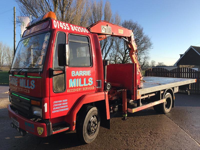FORD CARGO 7 1/2 TON RIGID LORRY C/W 650 HIAB CRANE