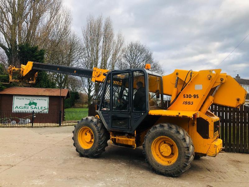 JCB 530-95 TELEHANDLER * 9.5 METER REACH , 3 TON LIFT