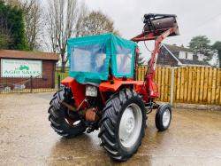 MASSEY FERGUSON 135 TRACTOR C/W LAMBOURN CAB , QUICKE 2030 FRONT LOADER ...