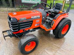 KUBOTA B2110 4WD TRACTOR C/W ROLE BAR *VIDEO*