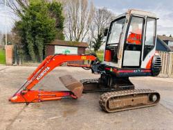 KUBOTA KX71-2 TRACKED EXCAVATOR C/W HIGH CLEARENCE *VIDEO*