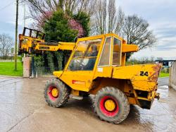 SAMBRON 24T 4WD TELEHANDLER C/W PALLET TINES *VIDEO*