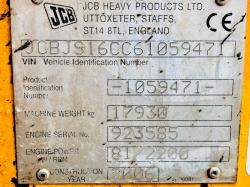 JCB JS160 TRACKED EXCAVATOR * YEAR 2006, PIPPED FOR SELECTOR GRAB* VIDEO