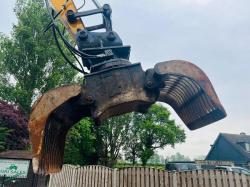 JCB JS160 HIGH RISE CABIN MATERIAL HANDLER C/W ROTATING SELECTOR GRAB