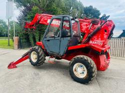 MANITOU 1230 4WD TELEHANDLER*12 METER REACH* C/W PALLET TINES *VIDEO*