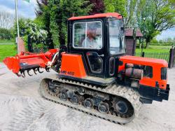 MOROOKA MK40S TRACKED TRACTOR C/W ROTAVATOR *VIDEO*