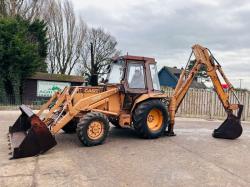 CASE 580G CONSTRUCTION KING 4WD BACKHOE DIGGER C/W EXTENDING DIG *VIDEO*
