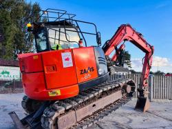 HITACHI ZAXIS ZX85 TRACKED EXCAVATOR *YEAR 2014* C/W QUICK HITCH *VIDEO*